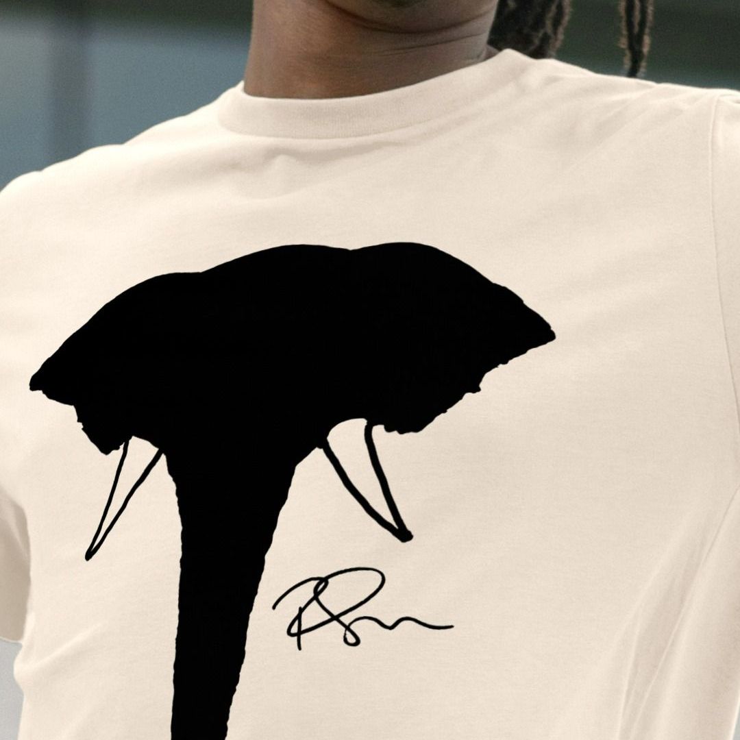 Elephant T-Shirt By Ricky Gervais