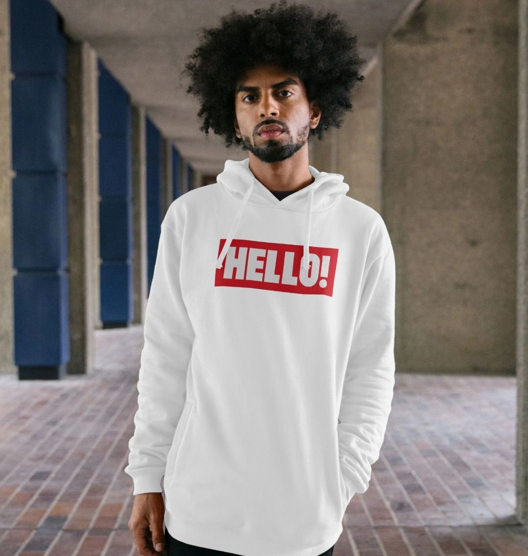 Classic HELLO! Men's Hoodie