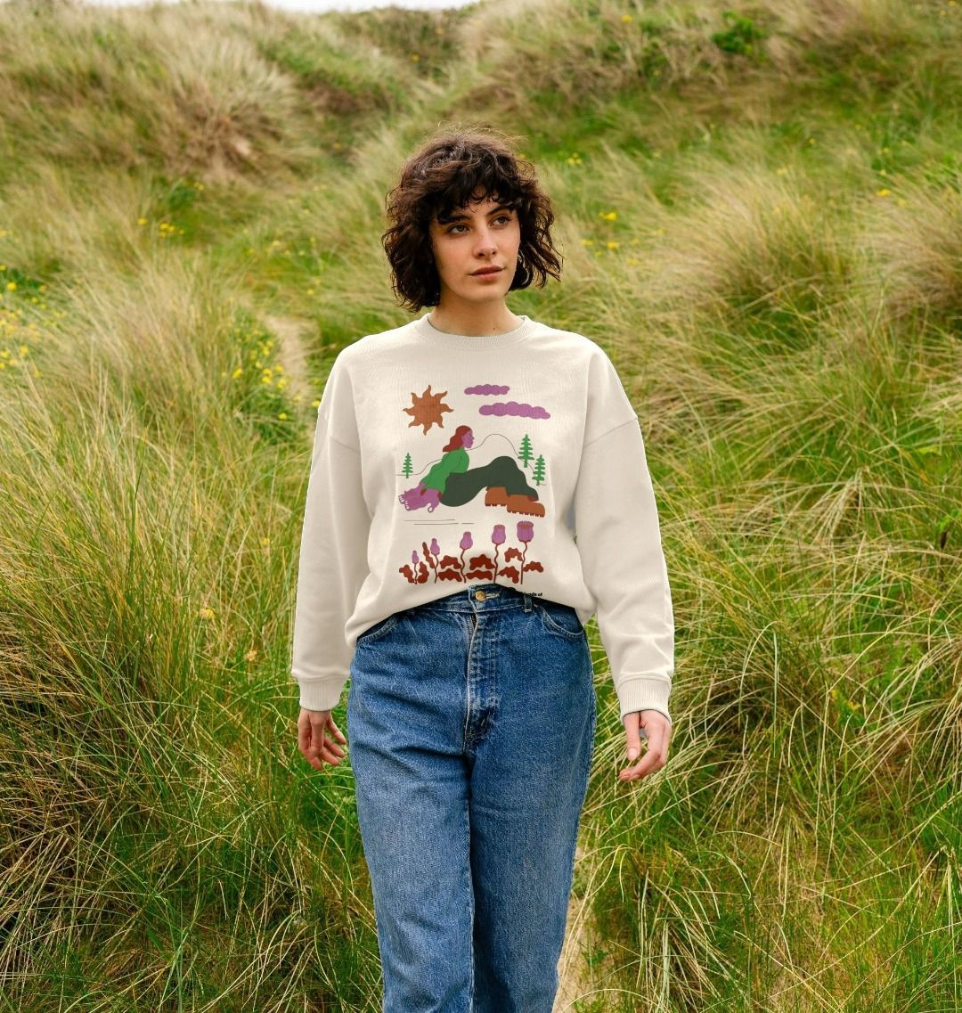 Green Futures Sarah Cliff oversized jumper