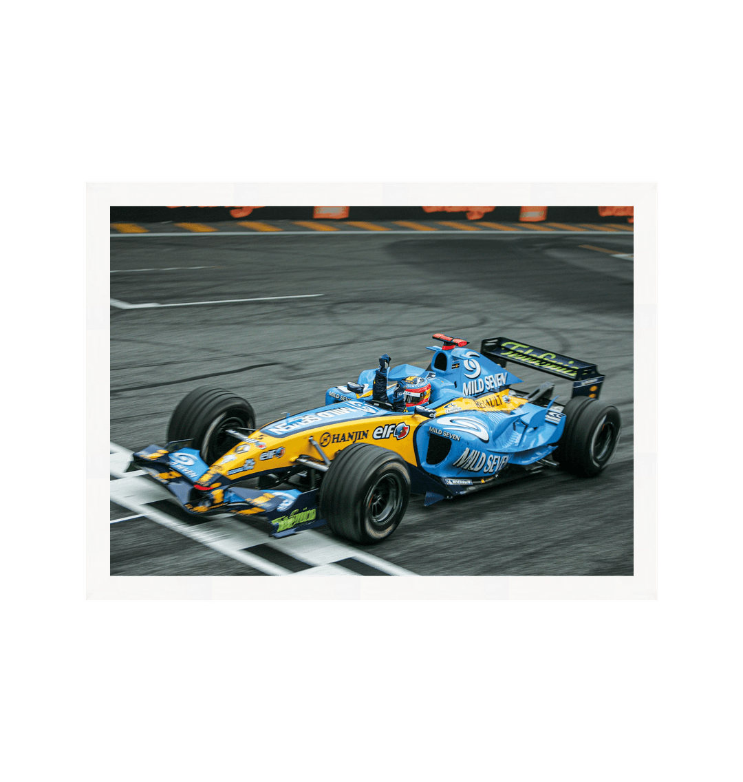 Fernando Alonso First F1 Title Brazilian GP Fine Art Print