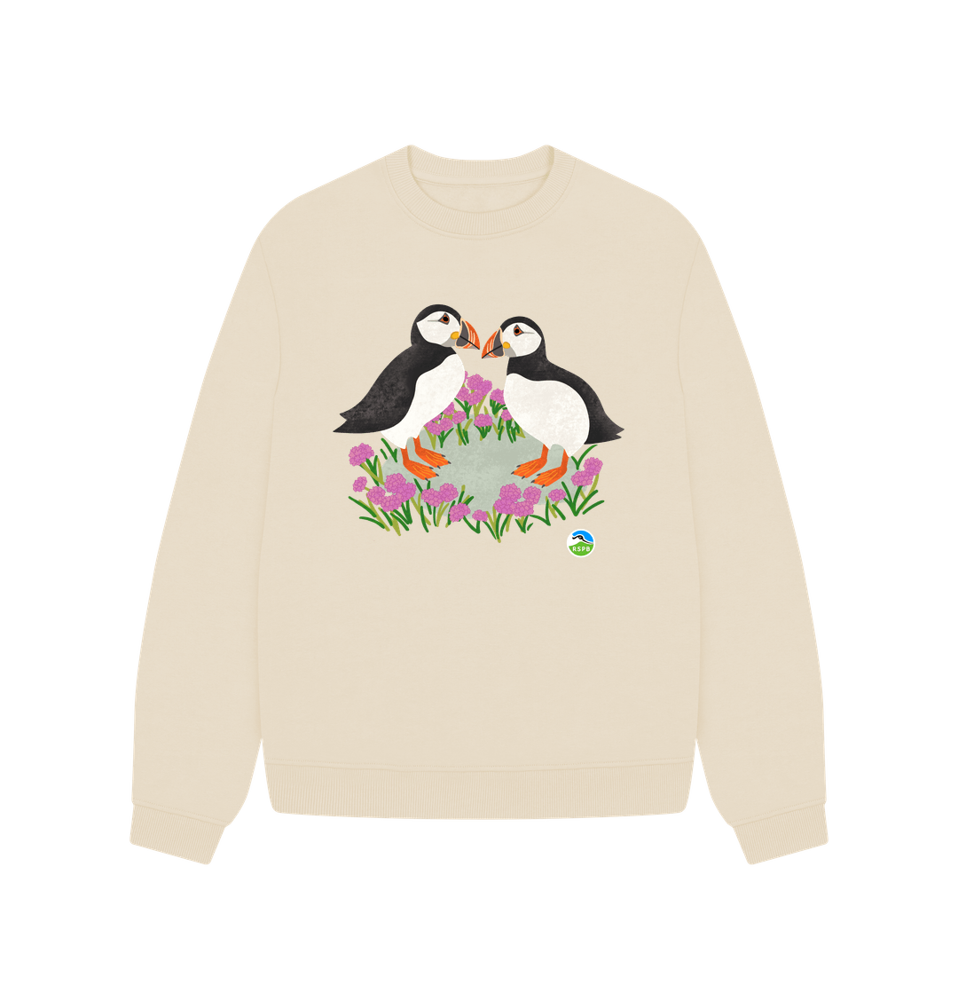 Puffins Oversized Jumper | Official RSPB Shop