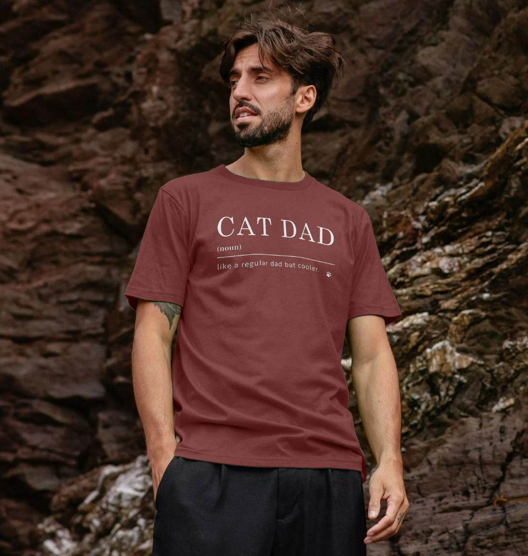 Cat Dad Dictionary T-shirt