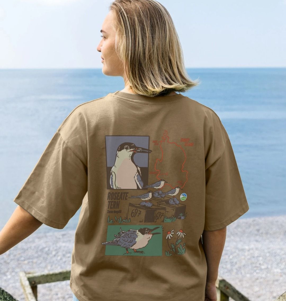 Roseate Tern Women's Oversized T-shirt | RSPB