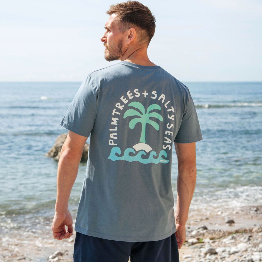 Palm Tree T-Shirt | Tropical Tee | Rapanui