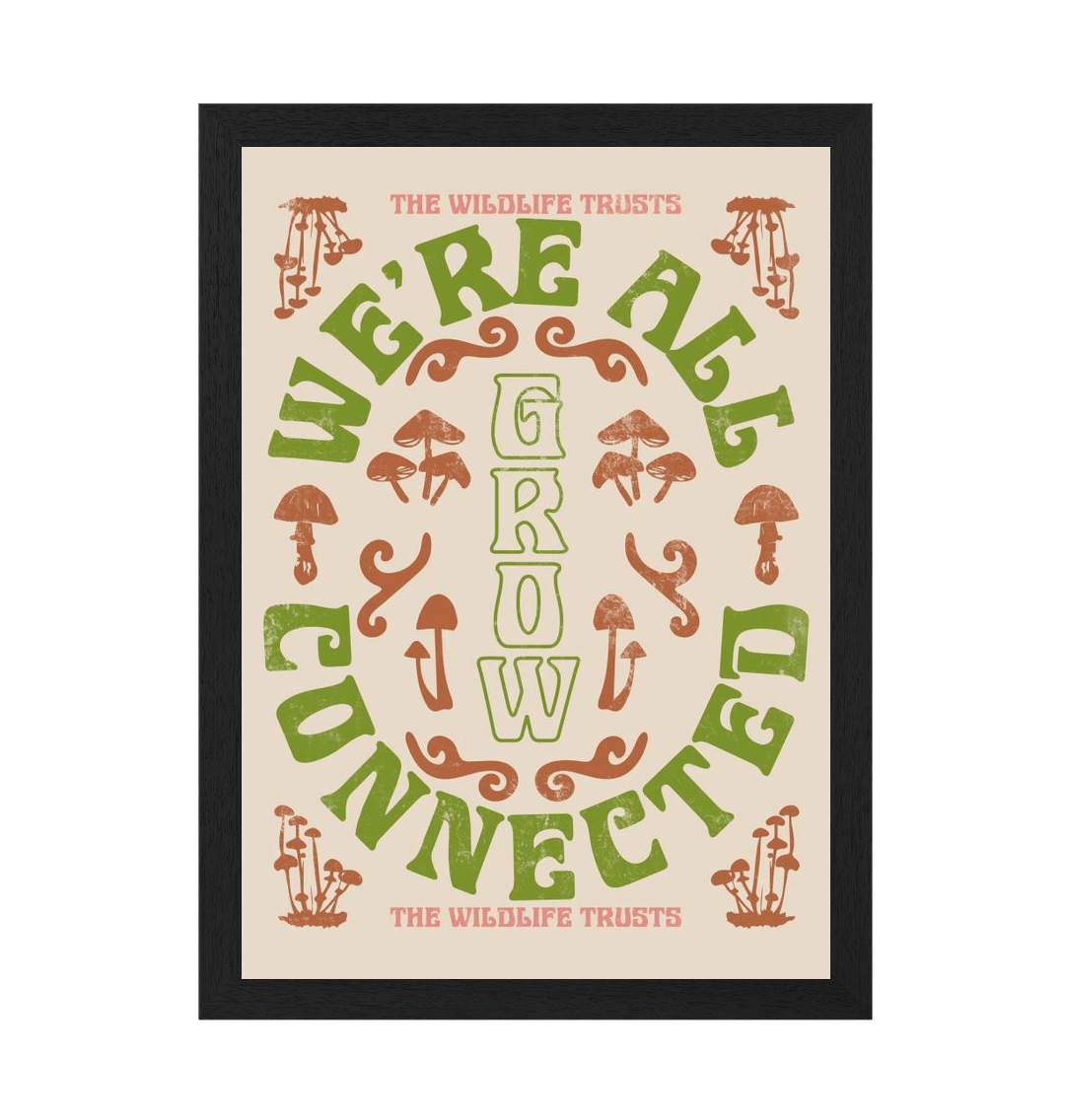 Mushroom Connection Art Print