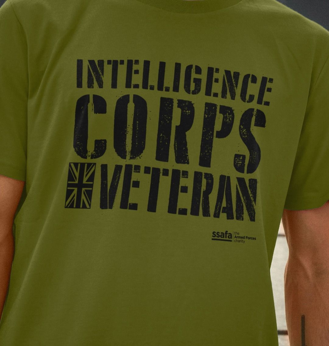 SSAFA Intelligence Corps Veteran T-shirt (Moss Green) | SSAFA Store