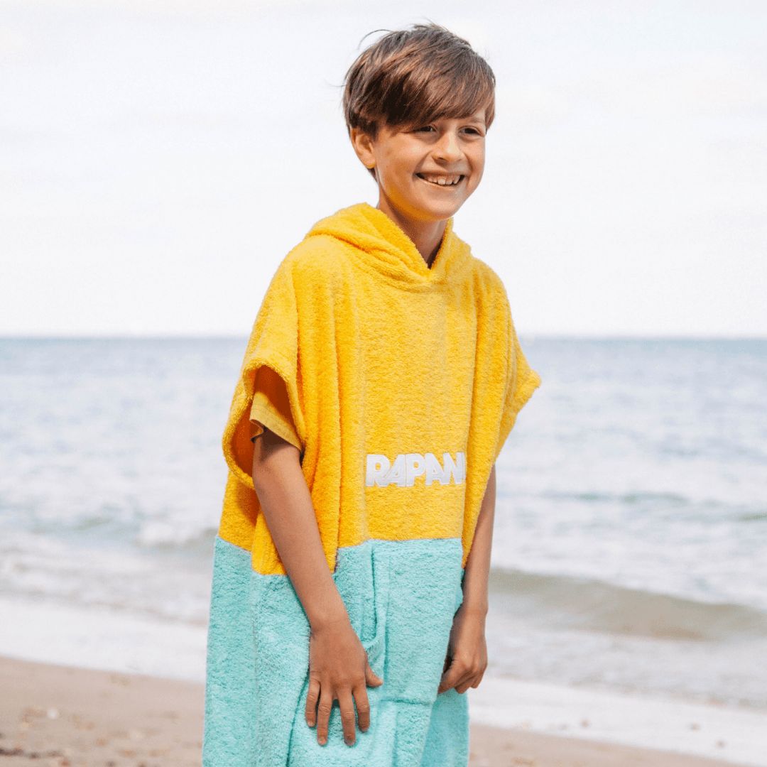 Kids Beach Poncho | Hooded Surf Towel | Rapanui