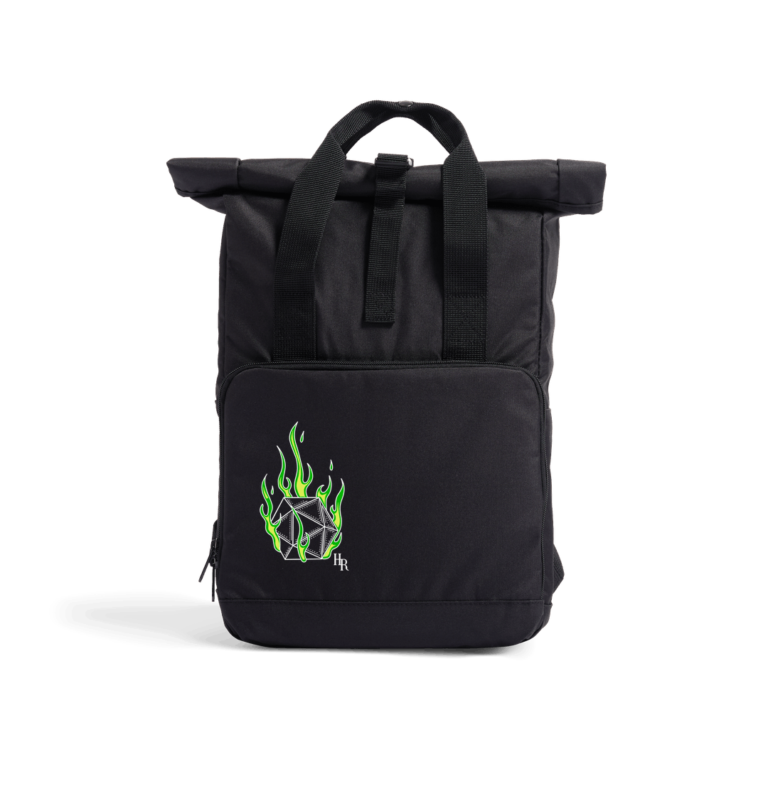 Green Flame Backpack