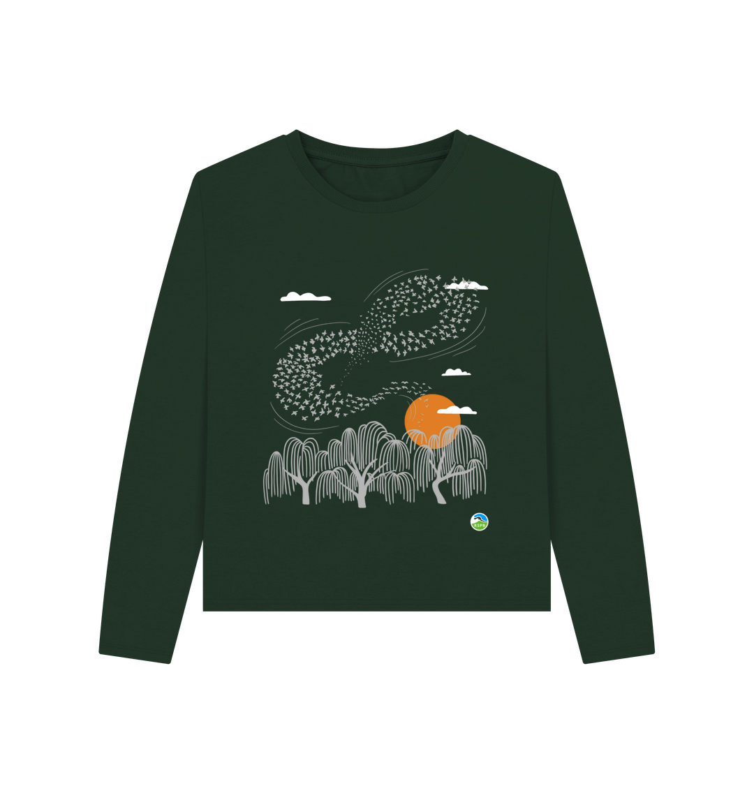 Starling Murmuration Heavyweight Long Sleeved T-shirt