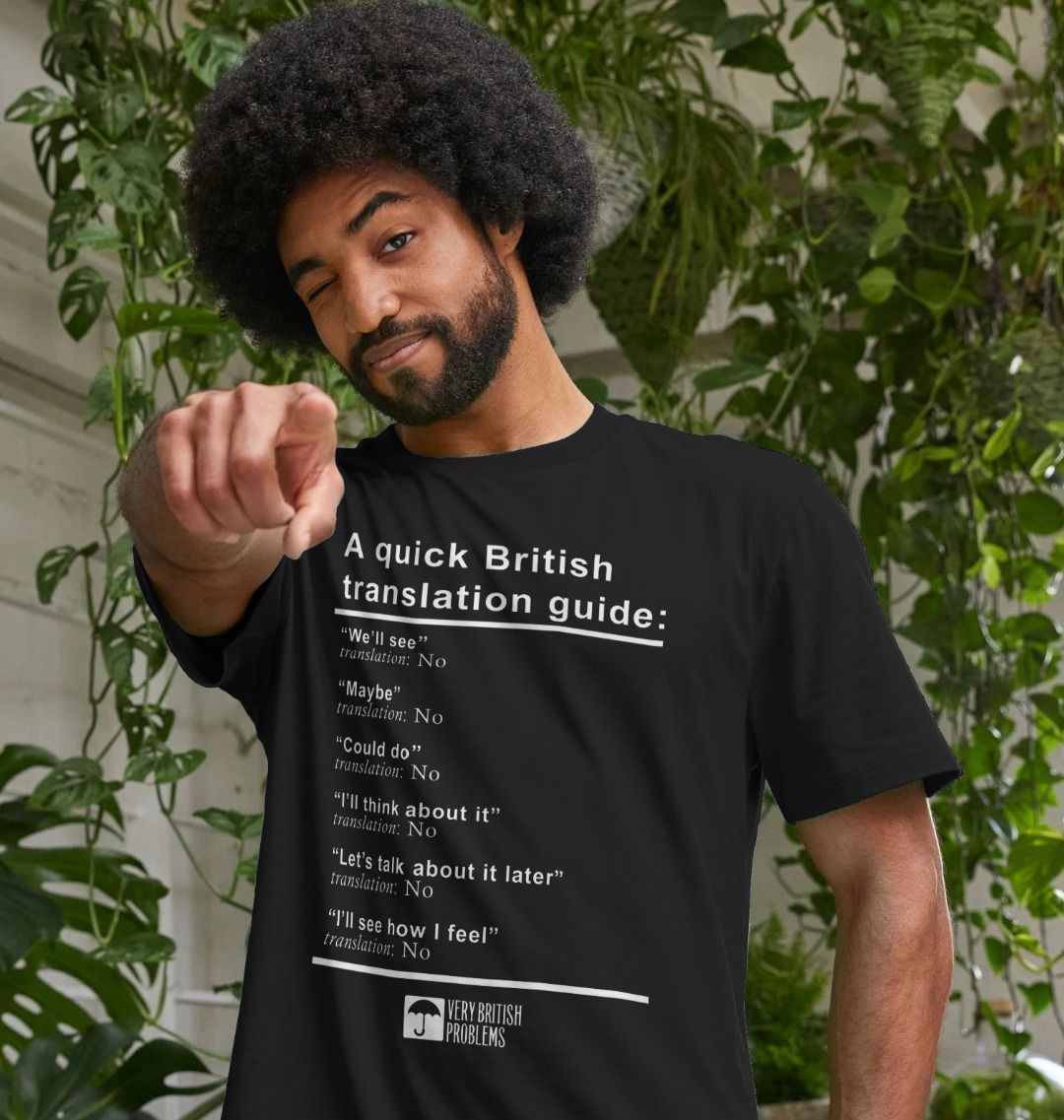A Quick British Translation Guide T-shirt