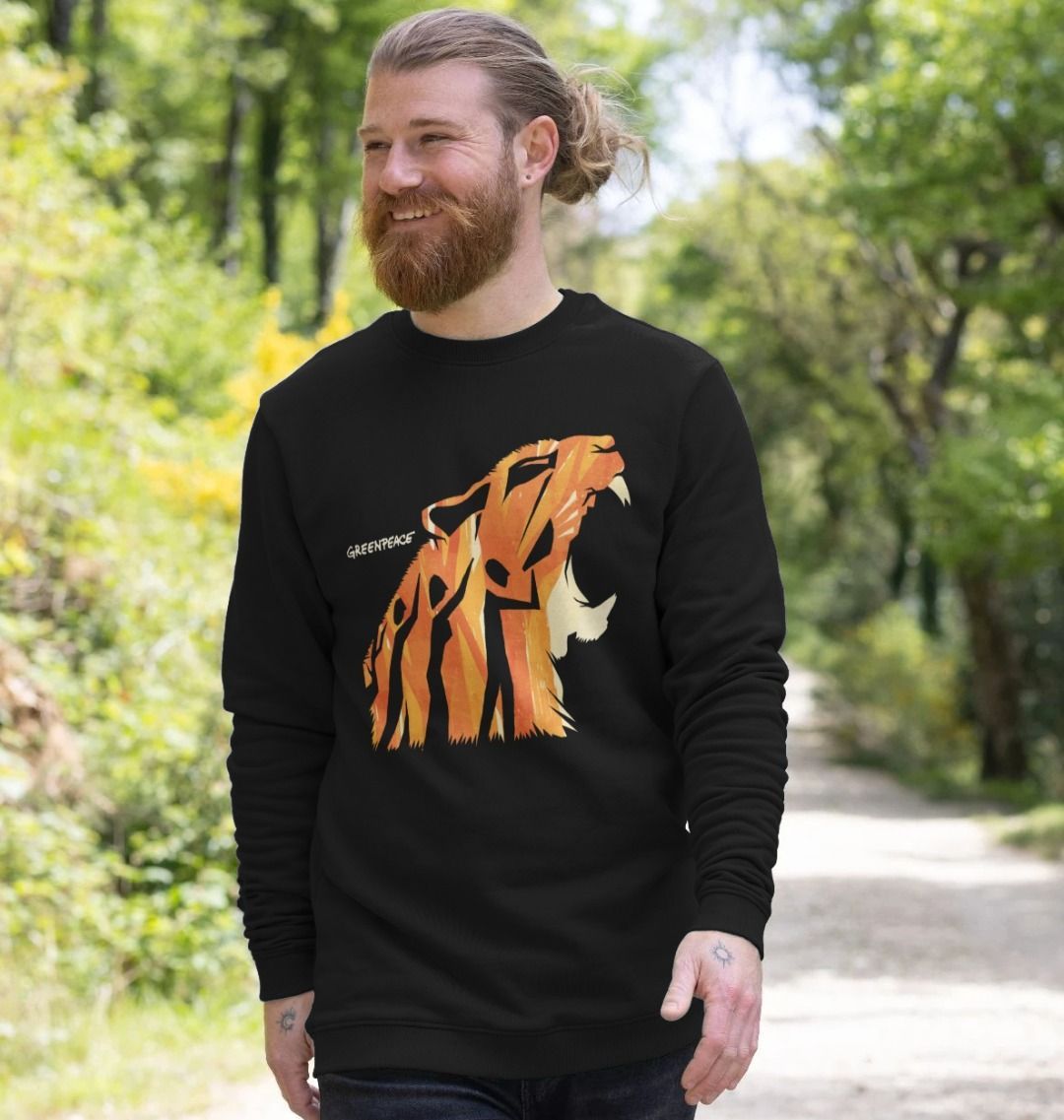 Power To The People Tiger Sweatshirt