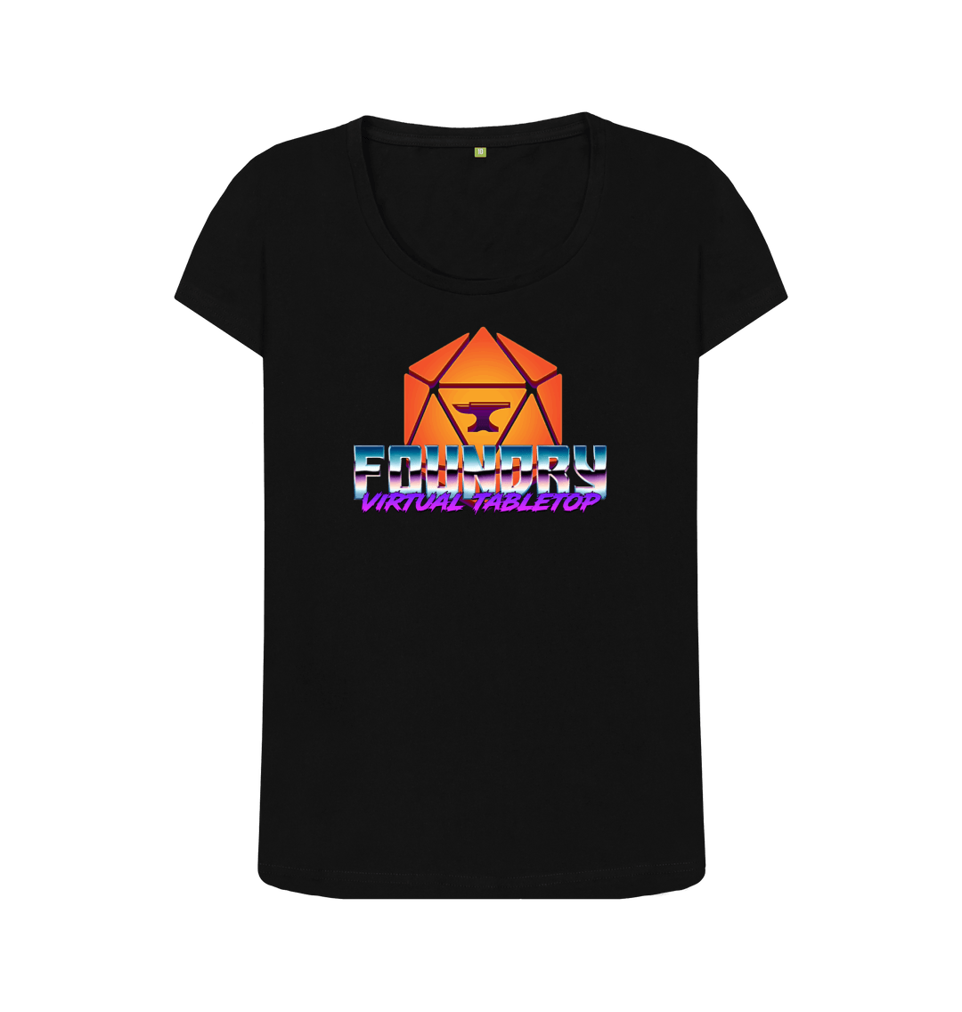Vaporwave d20 Scoop Tee