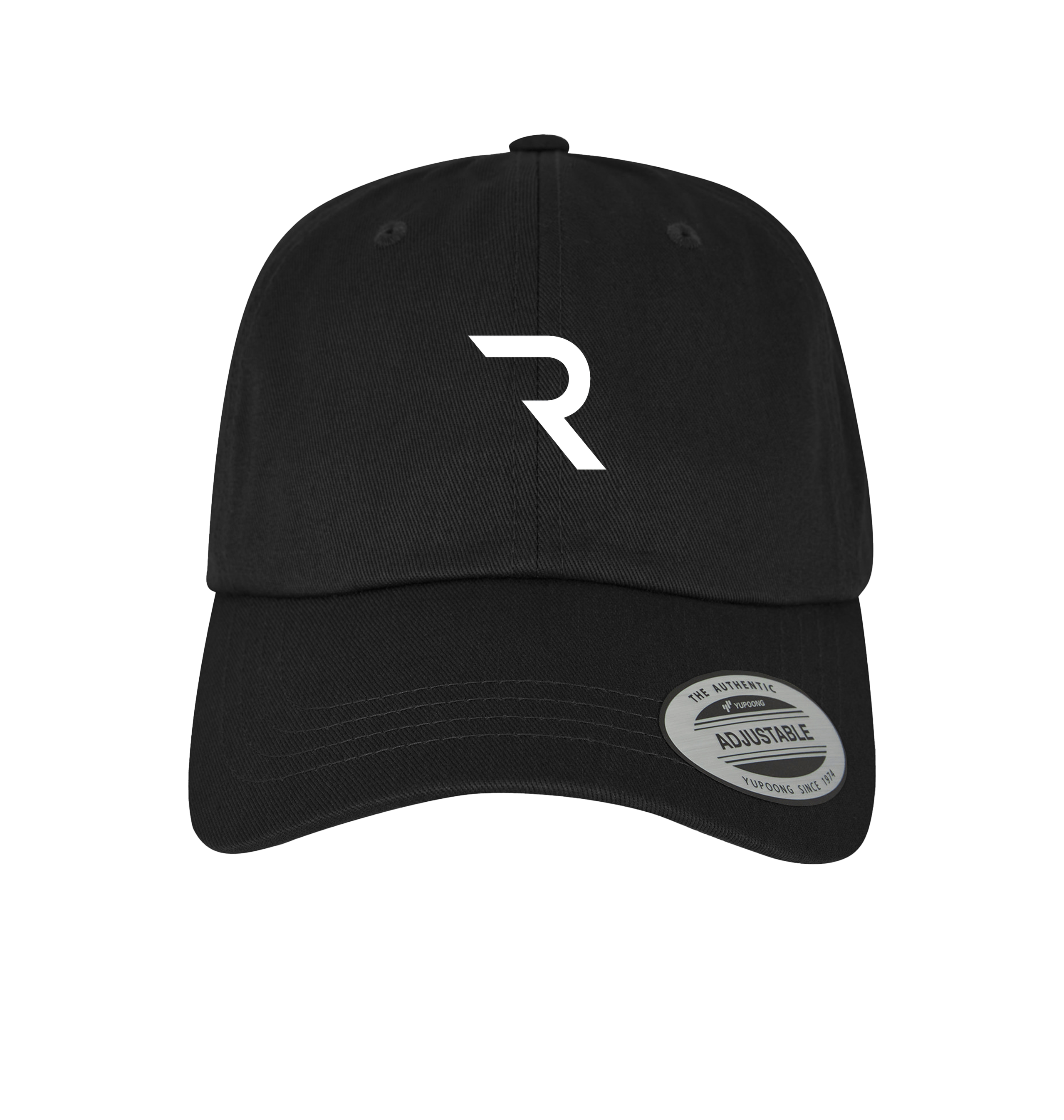 Black The Race Logo Cap