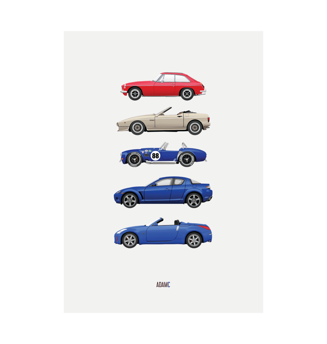 AdamC Car Collection Poster