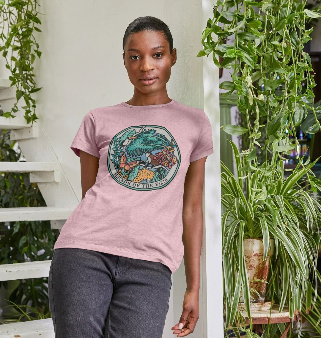 Save The Rainforests 80s Circular T-shirt (Women)