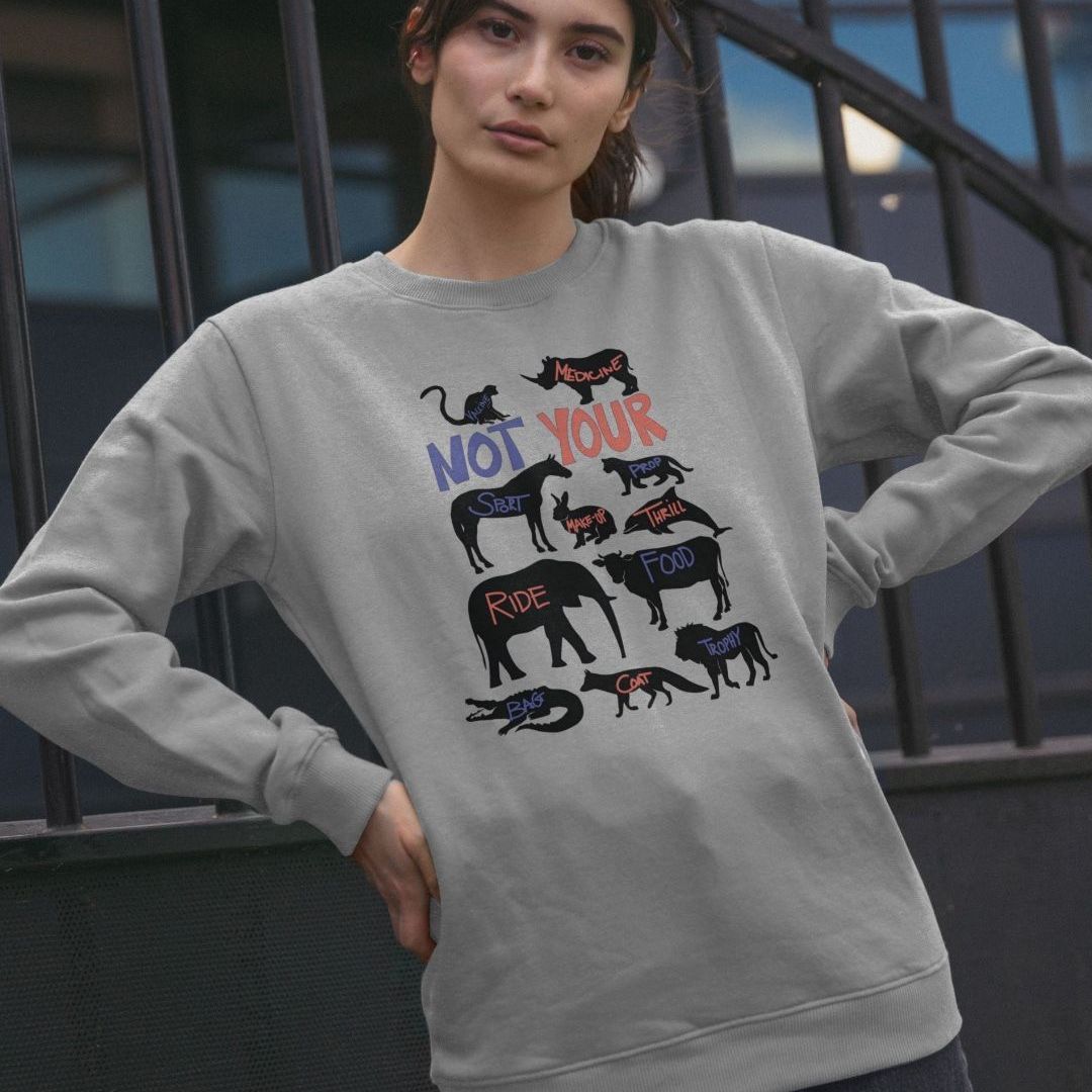 Recycled Sweatshirt: Not Your (Slim Fit)