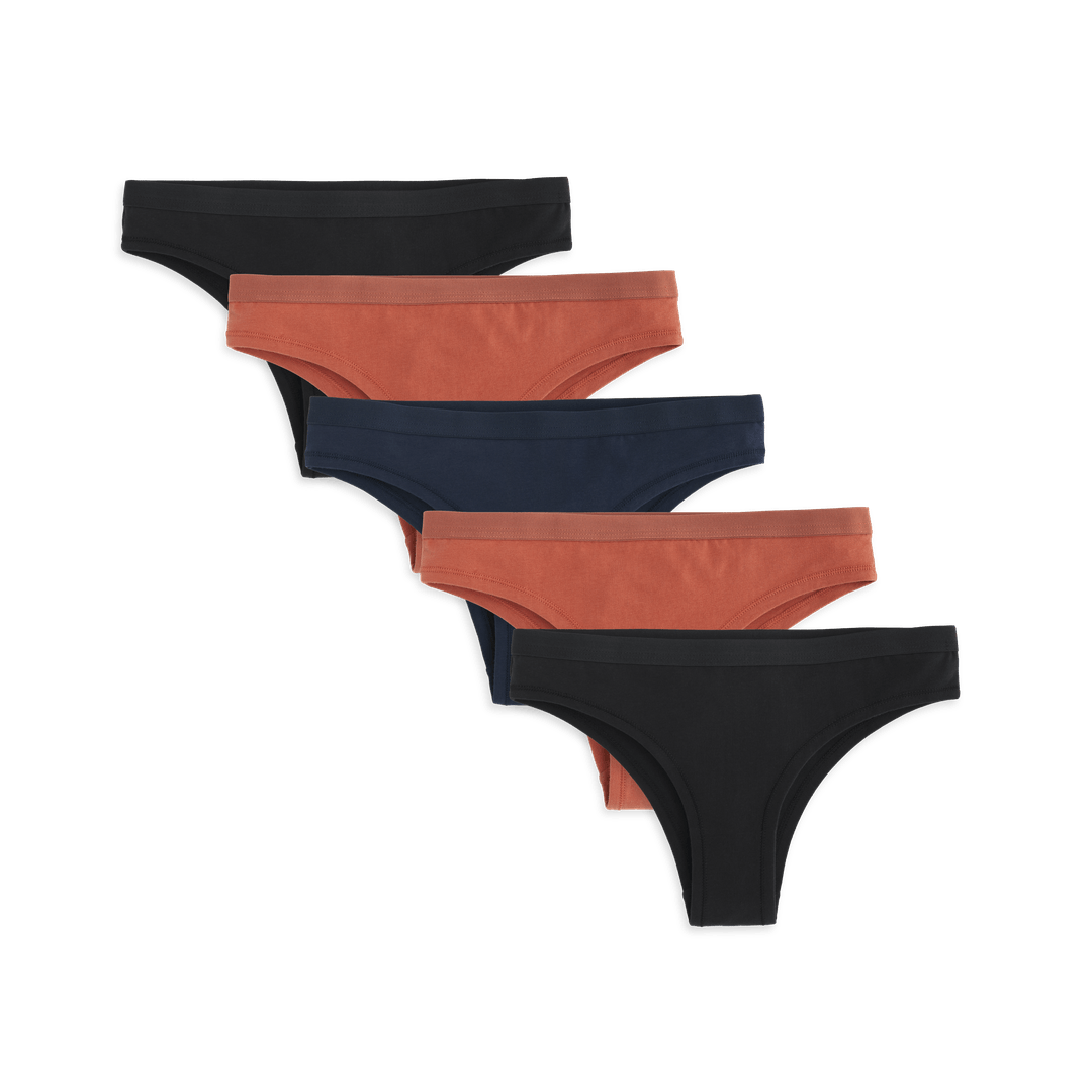 Women's Brazilian Knickers 5 Pack | Ladies Briefs | Rapanui
