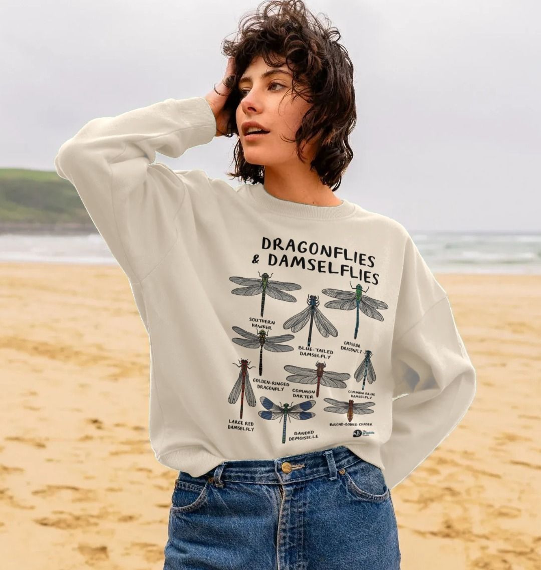 Dragonflies & Damselflies Oversized Jumper