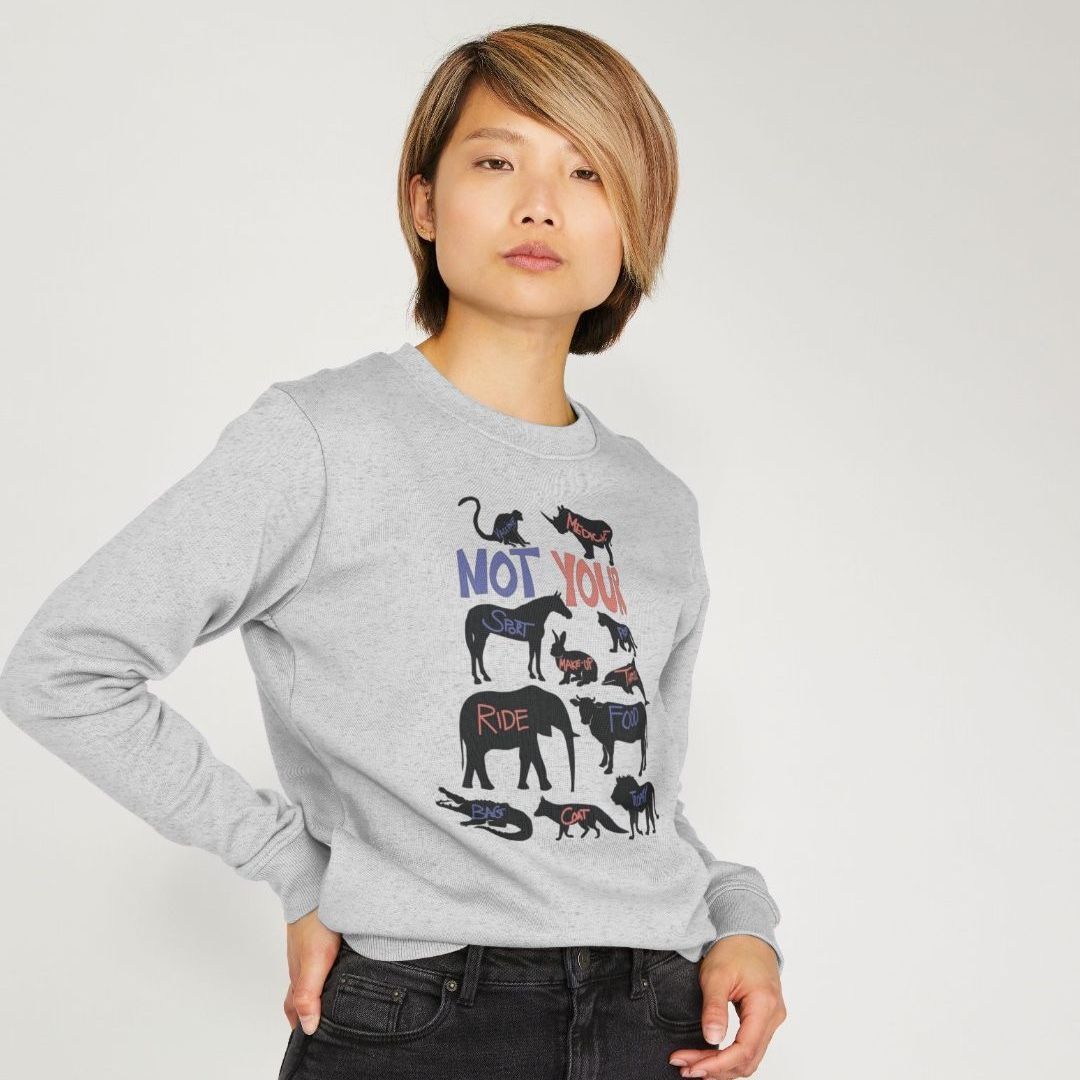 Recycled Sweatshirt: Not Your (Slim Fit)