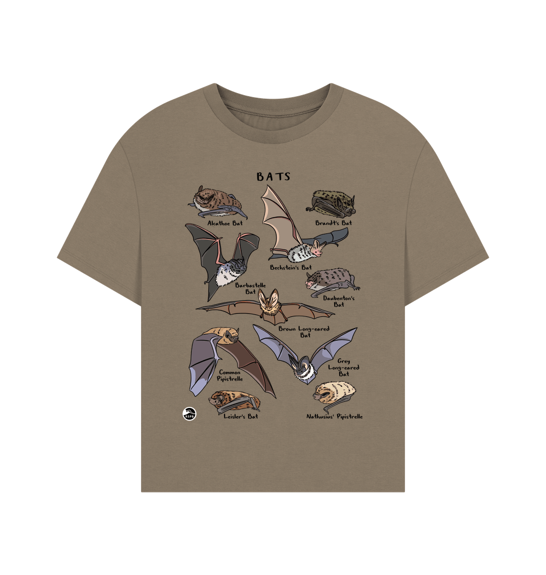Women's British Bats Oversized T-shirt