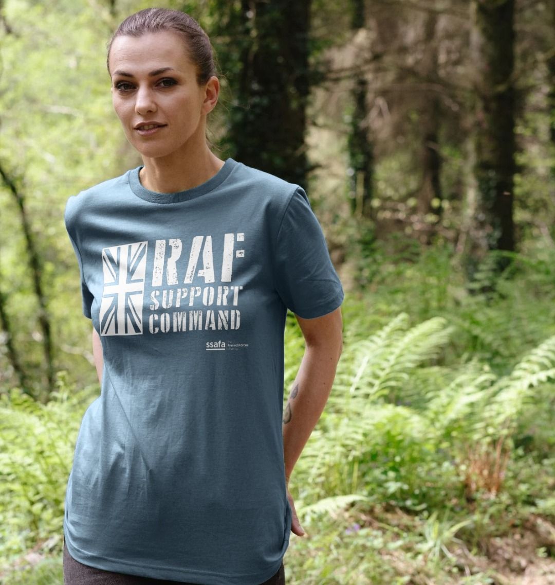SSAFA RAF Support Command T-shirt (Stone Blue) | SSAFA Store