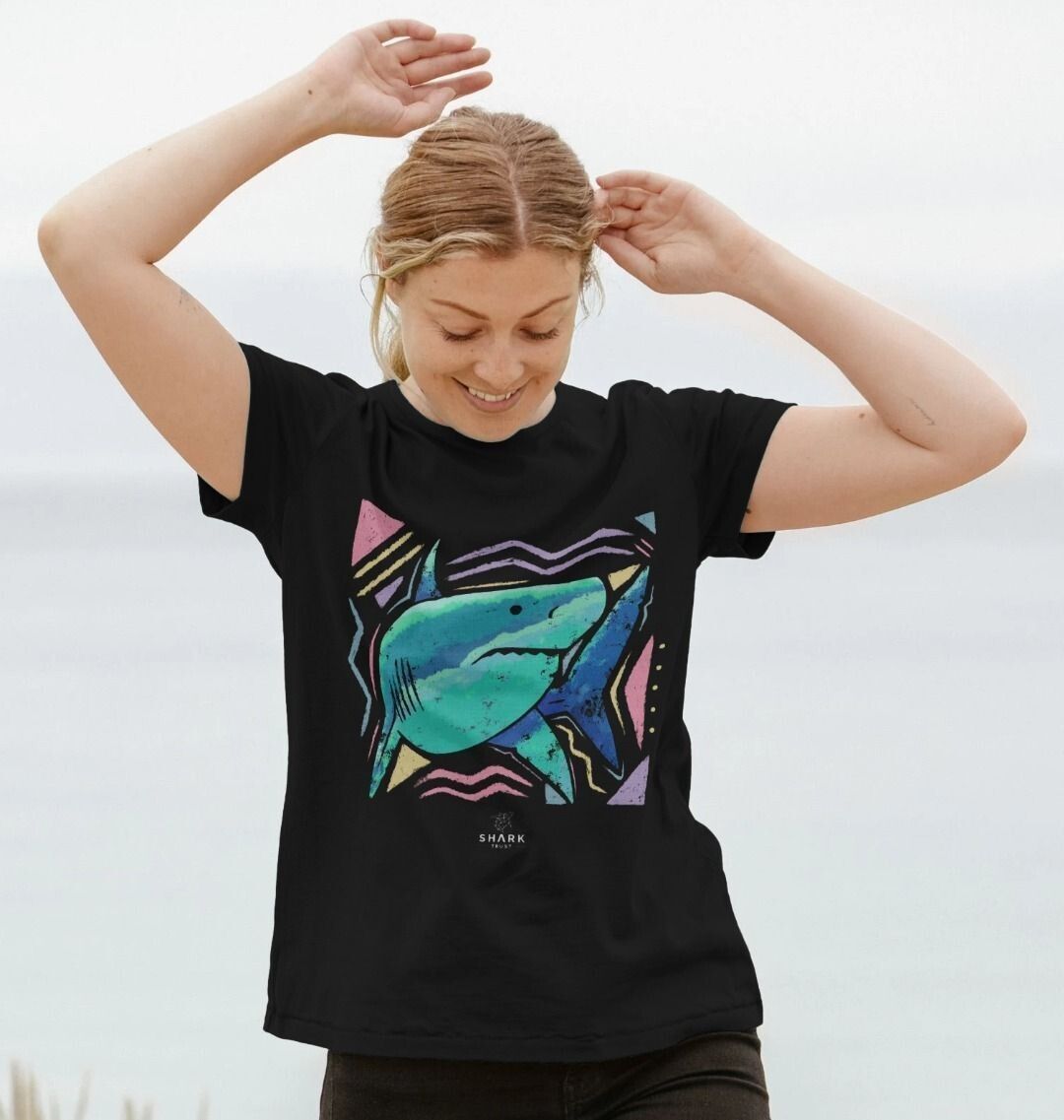 Retro Great White Shark Top