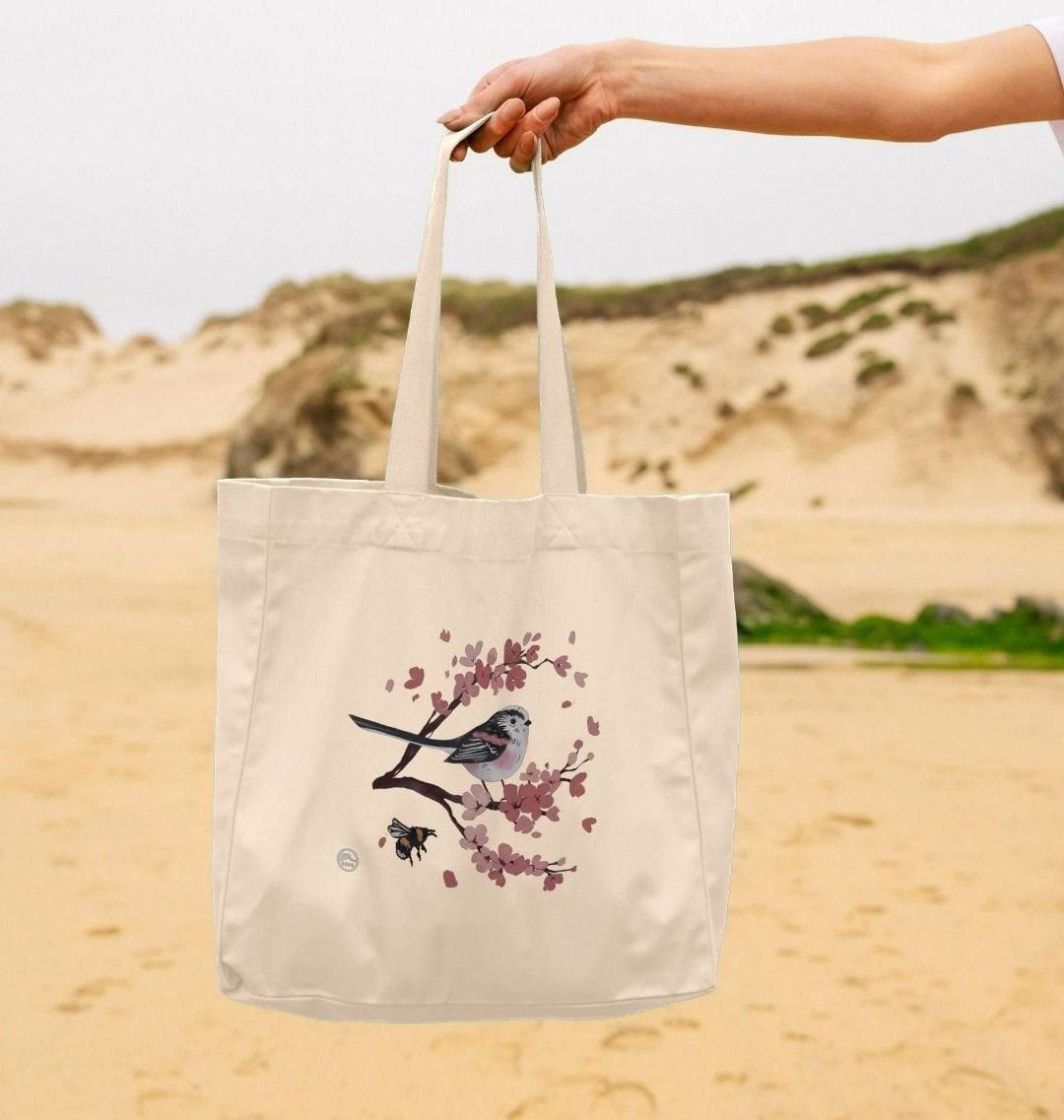 Long-tailed Tit Large Tote Bag | Official RSPB Shop