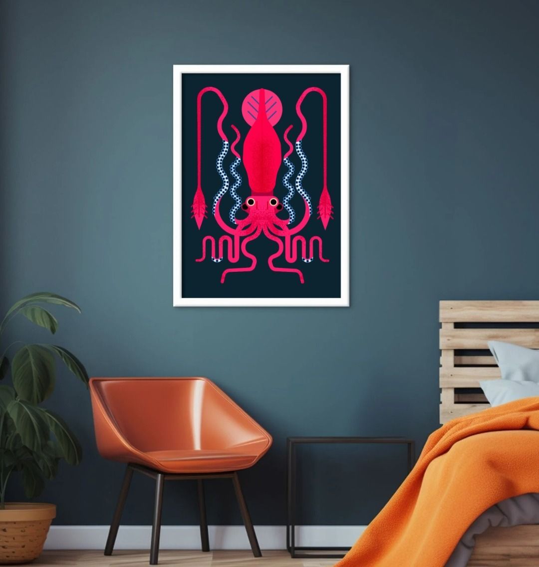 Giant Squid Art Print