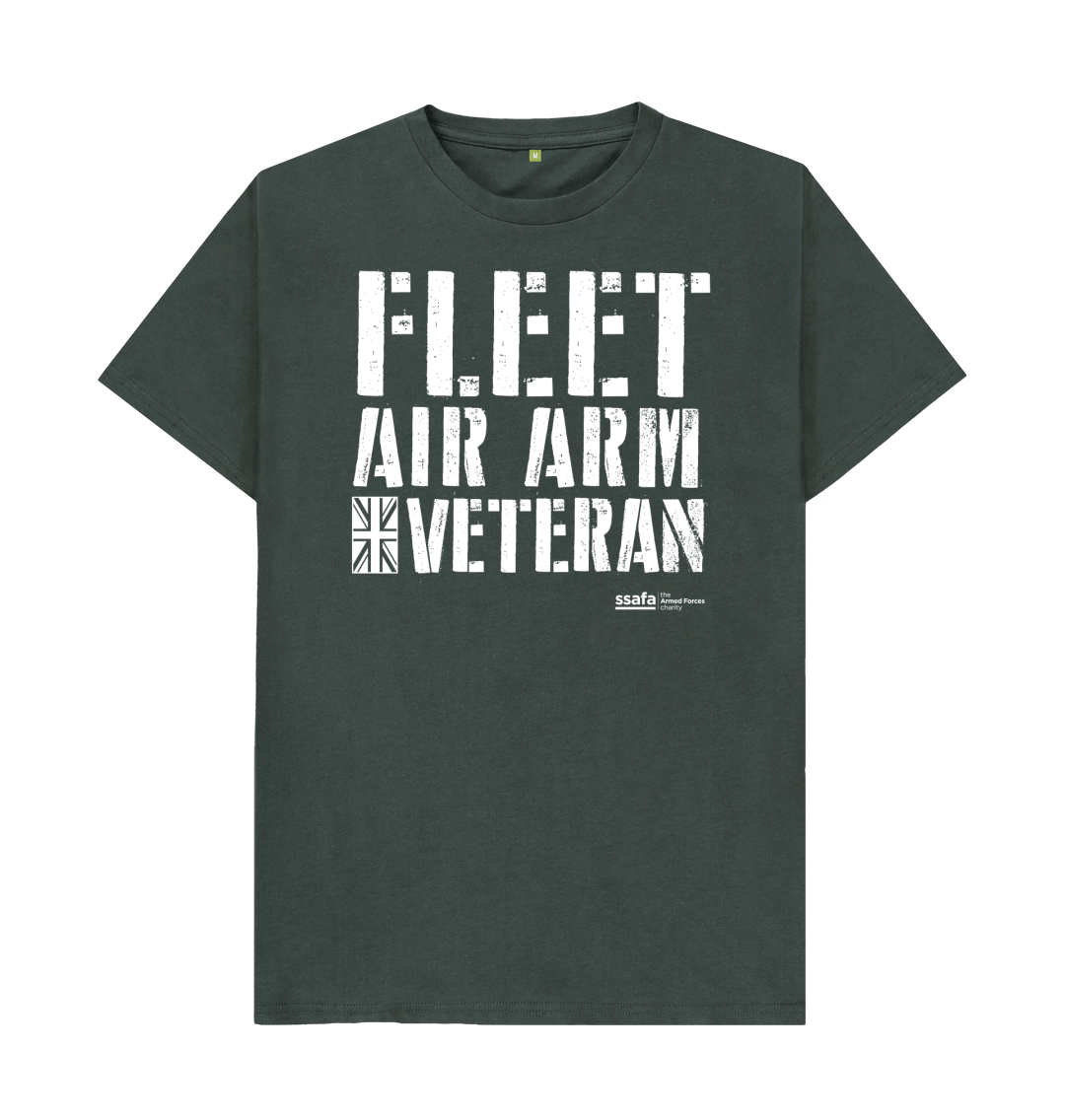 SSAFA Fleet Air Arm Veteran T-shirt (Dark Grey) | SSAFA Store