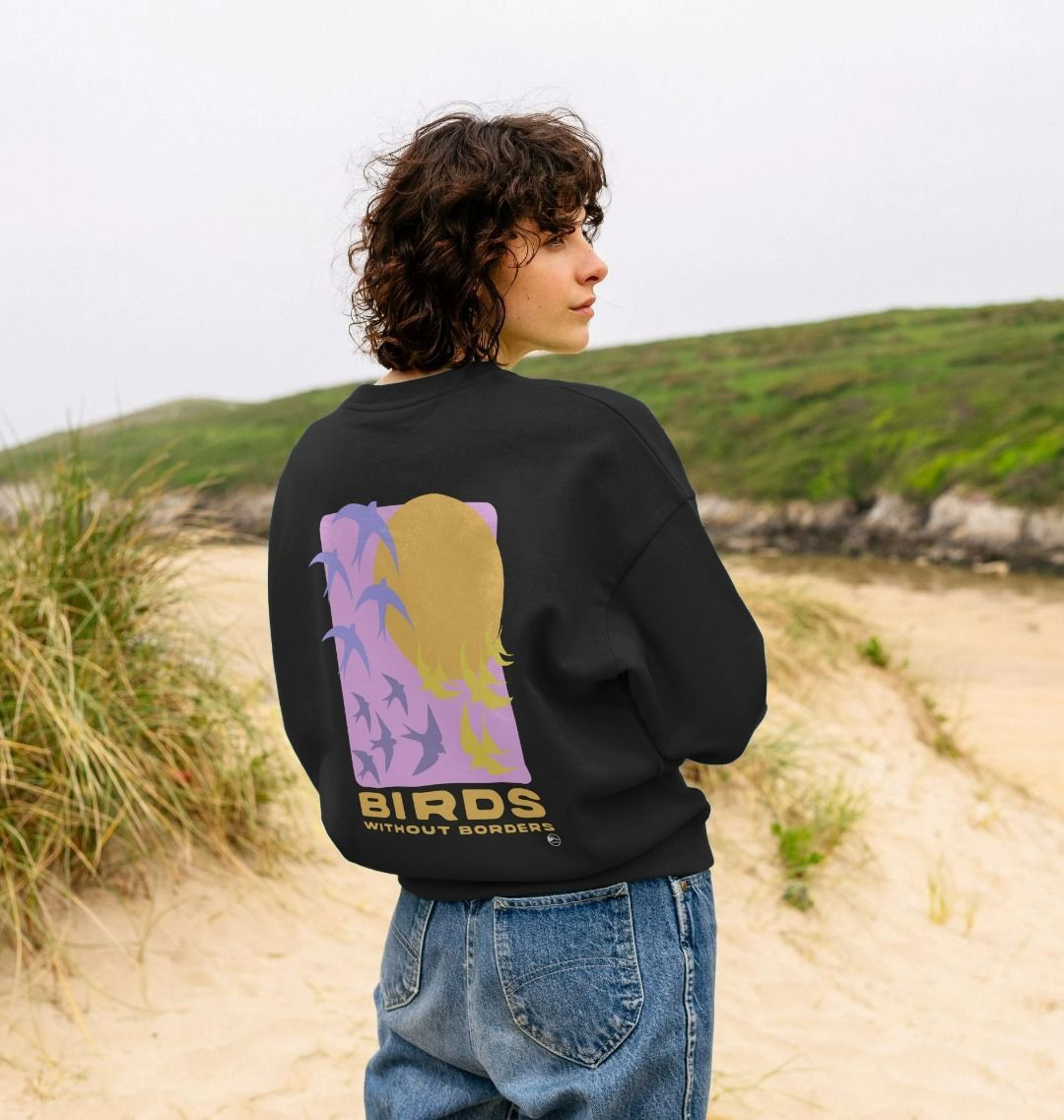 Birds Without Borders Oversized Jumper | Official RSPB Shop