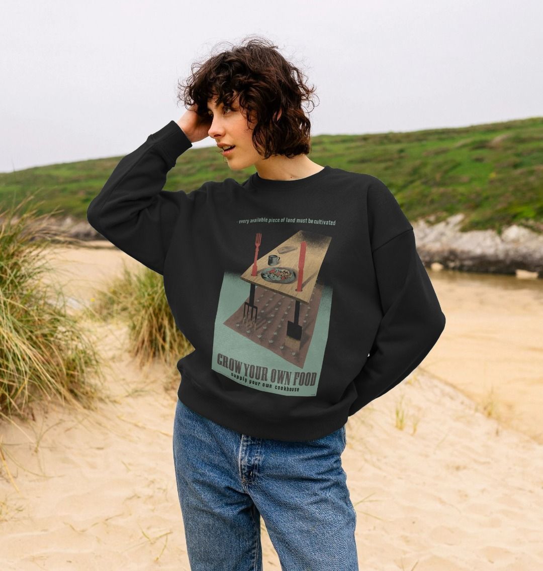 Grow Your Own Food Women's Oversized Jumper