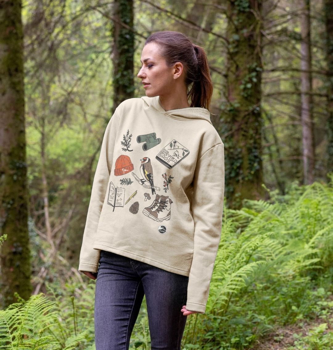 Bird Spotting Essentials Relaxed Fit Hoodie | RSPB Shop