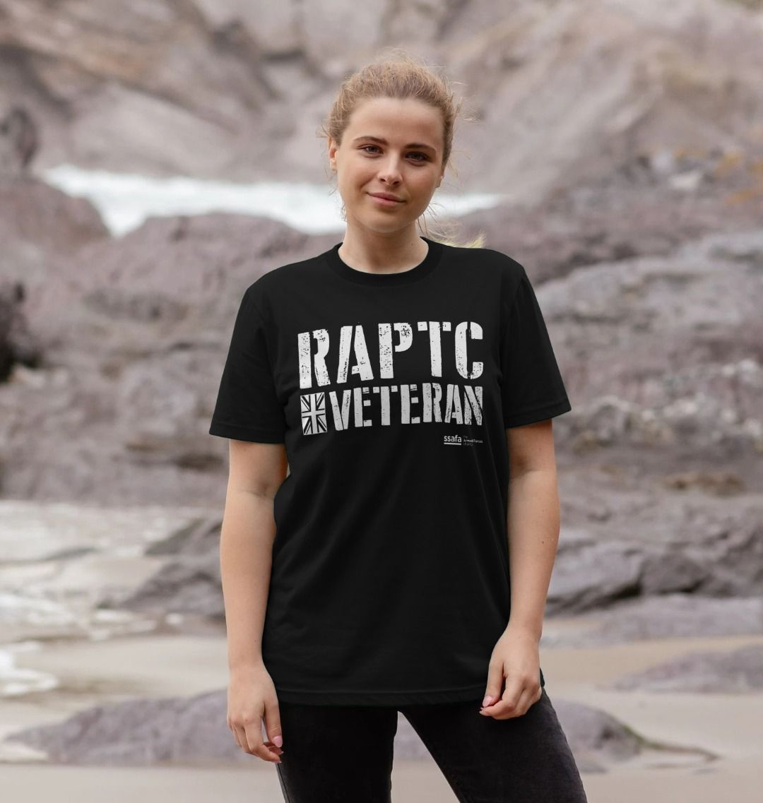 SSAFA RAPTC Veteran T-shirt (Black) | SSAFA Store