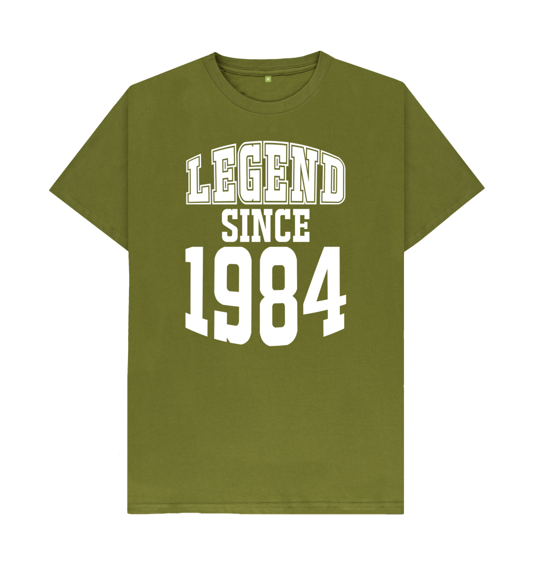 40th Birthday T Shirt Legend Since 1984 Shirtbox