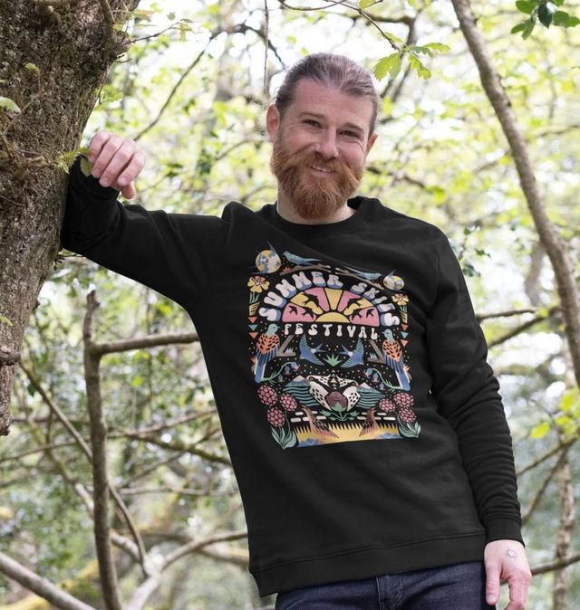 Summer Skies Festival Oversized Jumper
