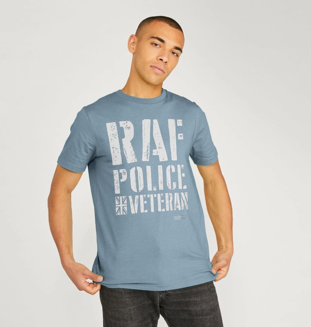SSAFA RAF Police Veteran T-shirt (Stone Blue) | SSAFA Store