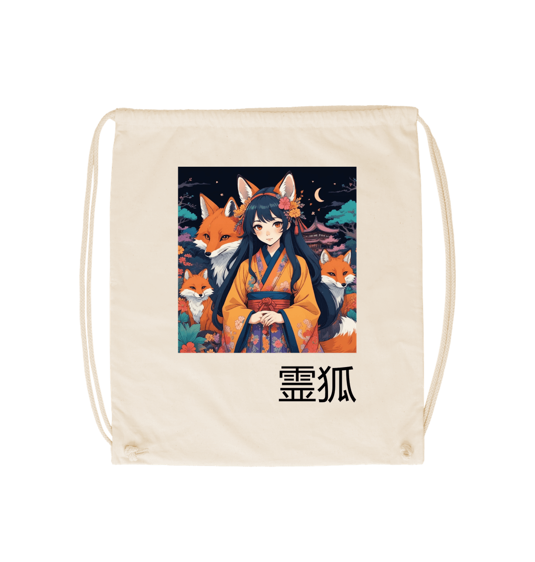 Spirit Fox Drawstring Bag