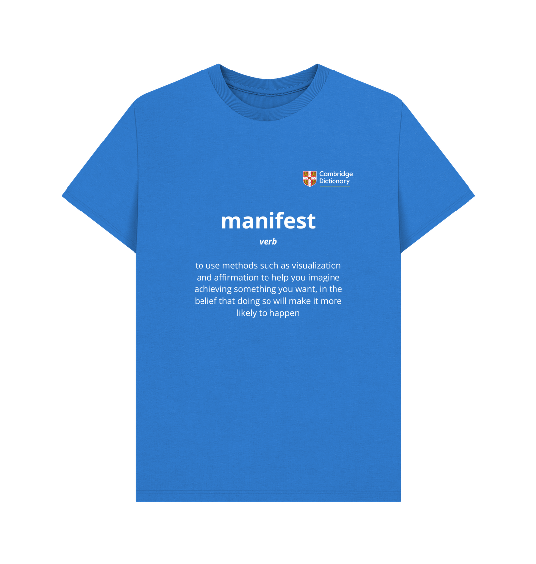 Manifest T-shirt | Cambridge Dictionary
