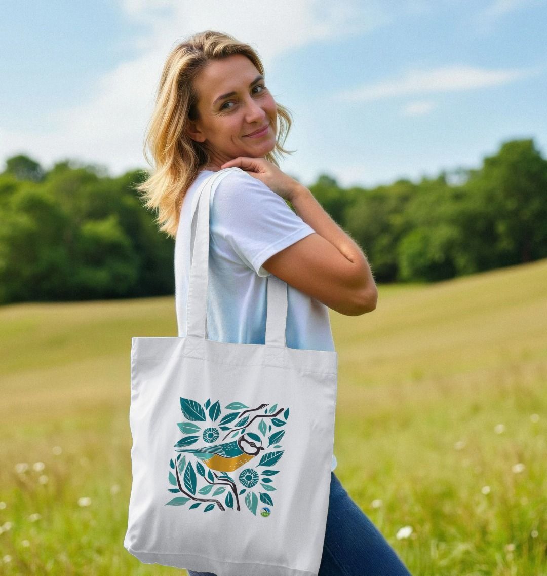 Blue Tit Tote Bag | Official RSPB Shop