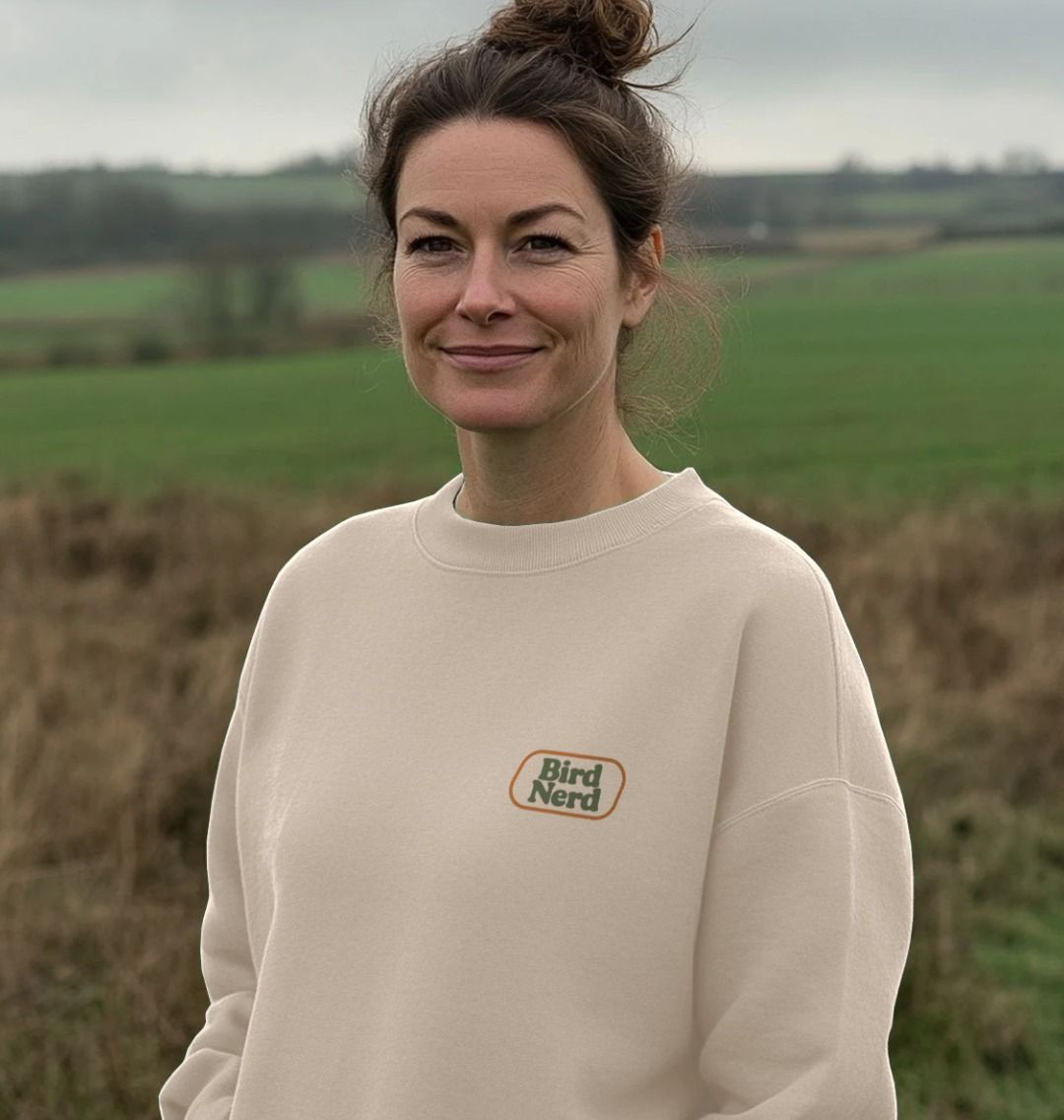 Bird Nerd Women's Oversized Jumper | RSPB