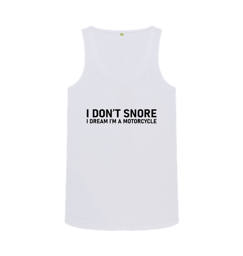 Biking Ladies Vest I Dont Snore I Dream Im A Motorcycle