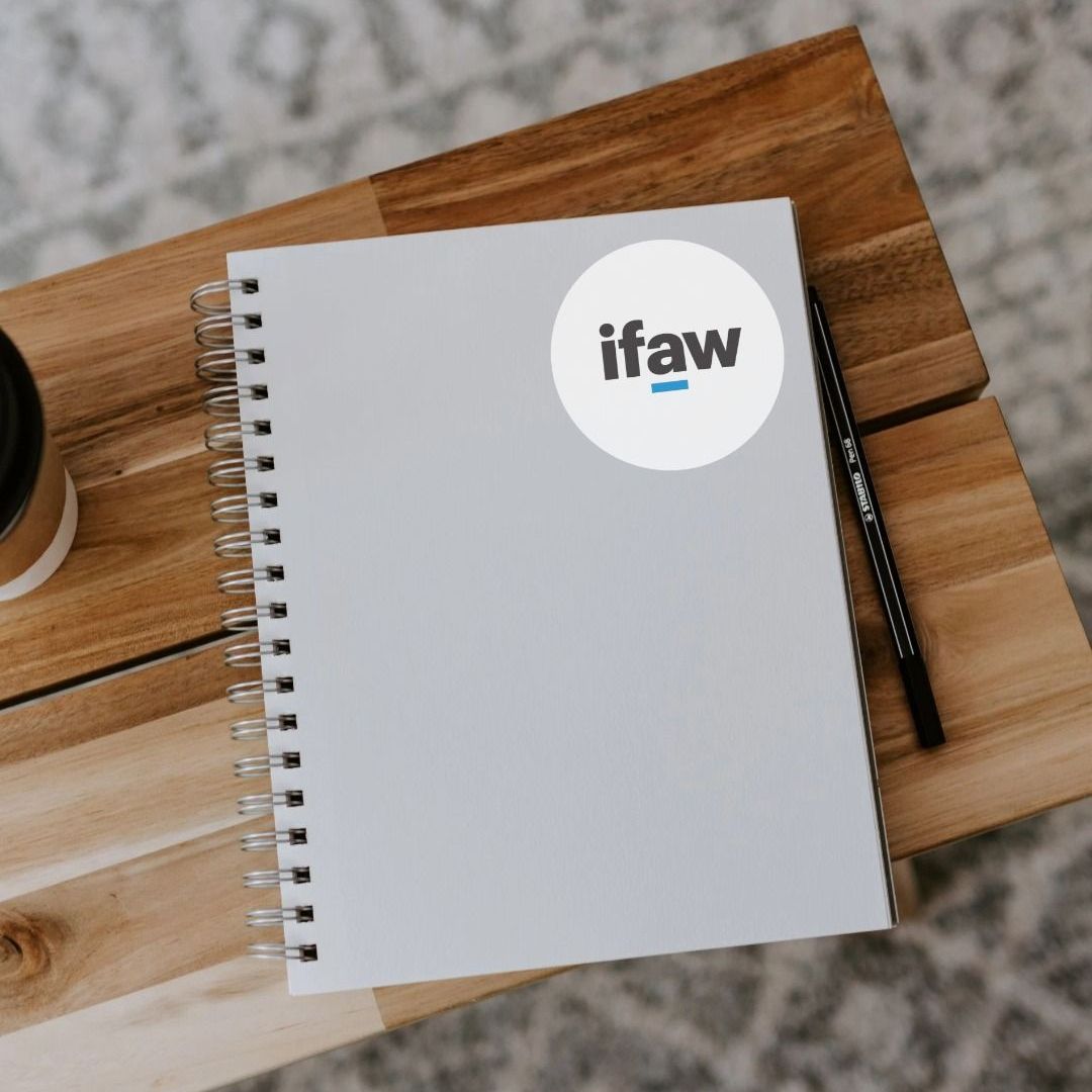 IFAW Logo Sticker | Sustainable Animal Welfare Merchandise | IFAW