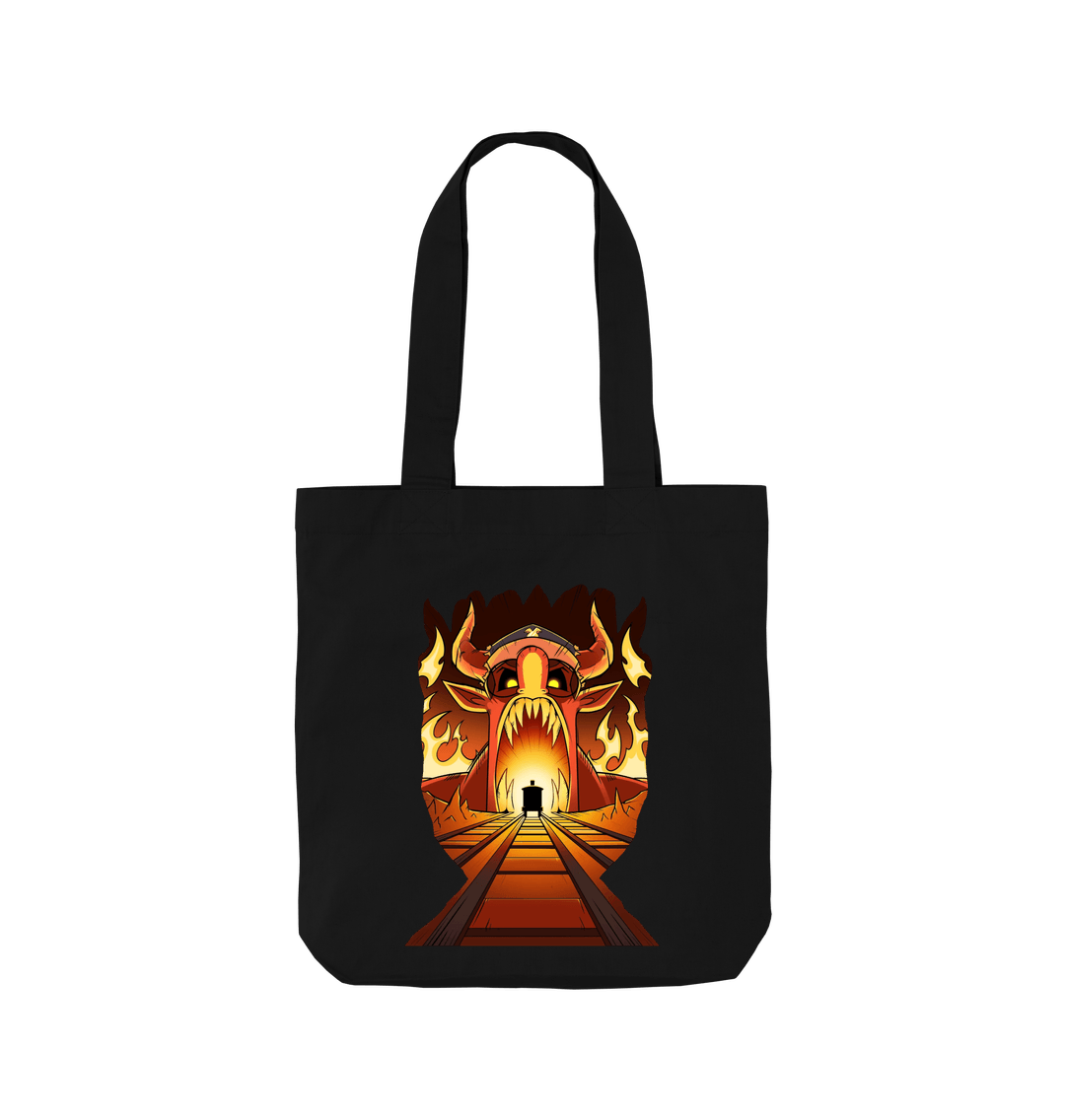Man Vs Train in Hell Tote