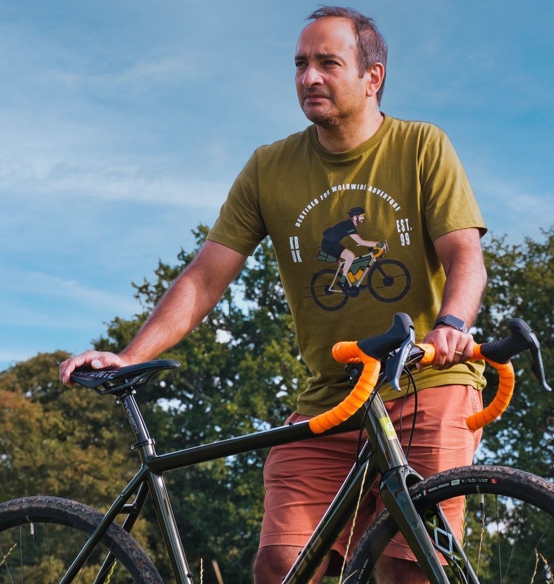 'Destined for Adventure' Cycling t shirt, Kinesis UK