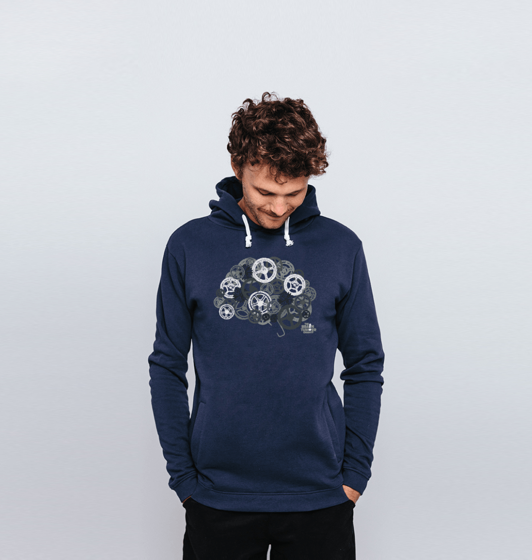 Brain Cogs Dark Hoody