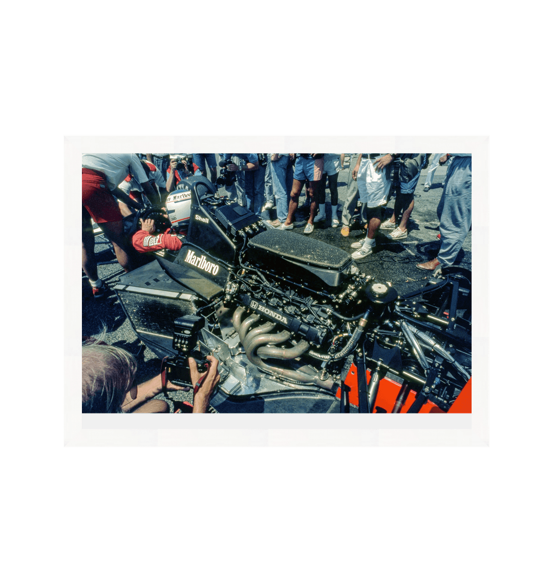 Alain Prost McLaren V10 Exposed Fine Art Print