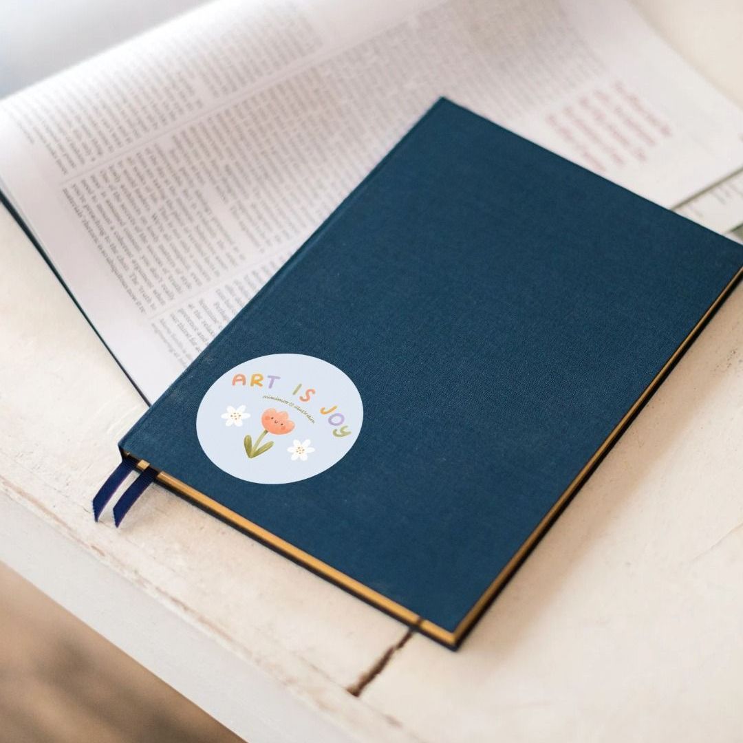 Art Is Joy - Circle Sticker