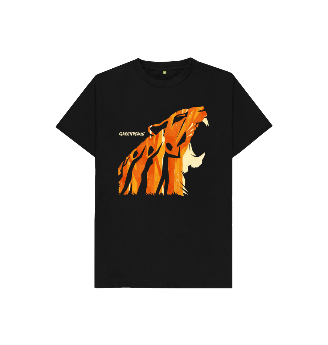 Power To The People Tiger Kid's T-shirt