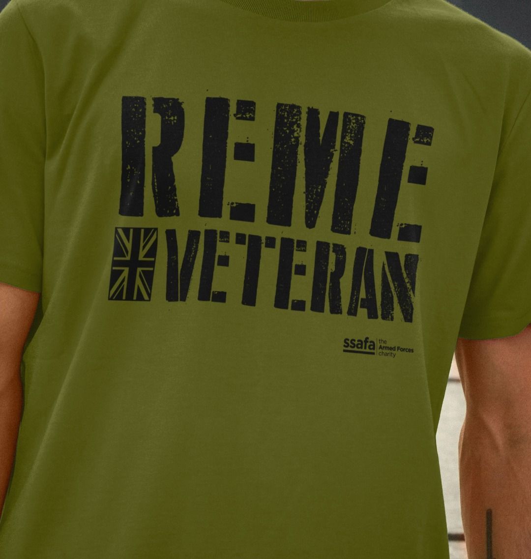 SSAFA REME Veteran T-shirt (Moss Green) | SSAFA Store