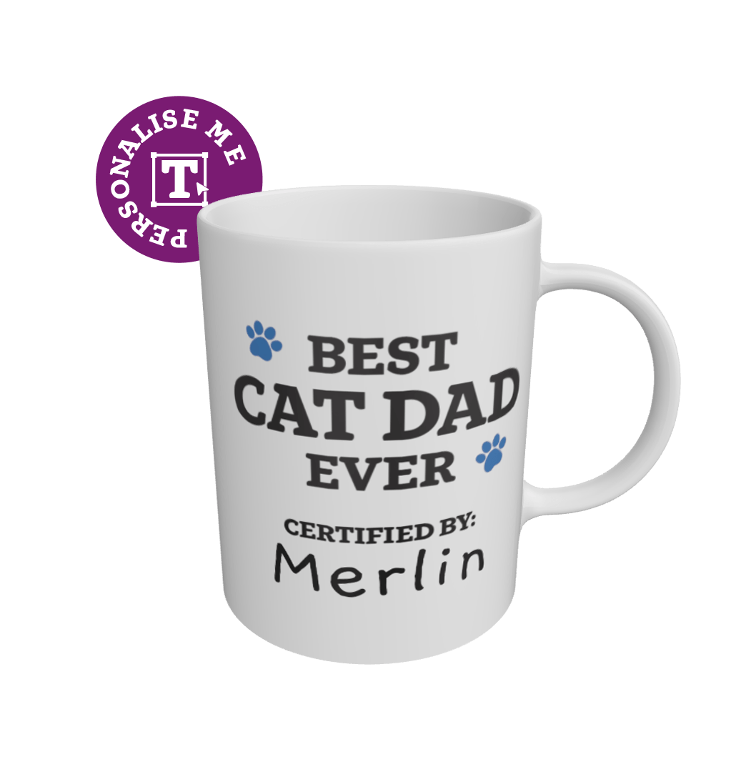 Personalised Cat Dad Mug | Official Cats Protection Shop